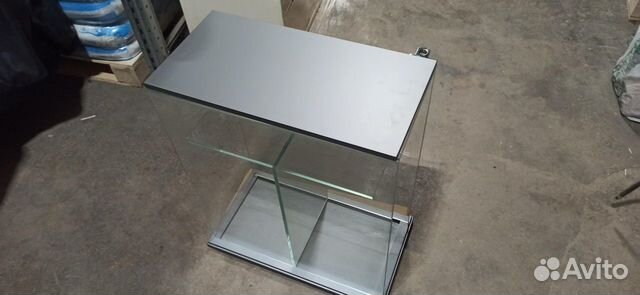 Стеклянная тумба ADA Cube Cabinet Clear for W60xD3