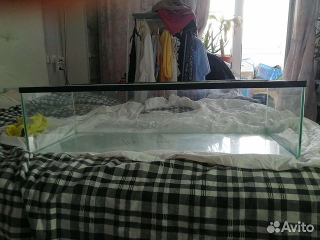Аквариум В:25.2 см; Ш: 94 см; Г: 39.5